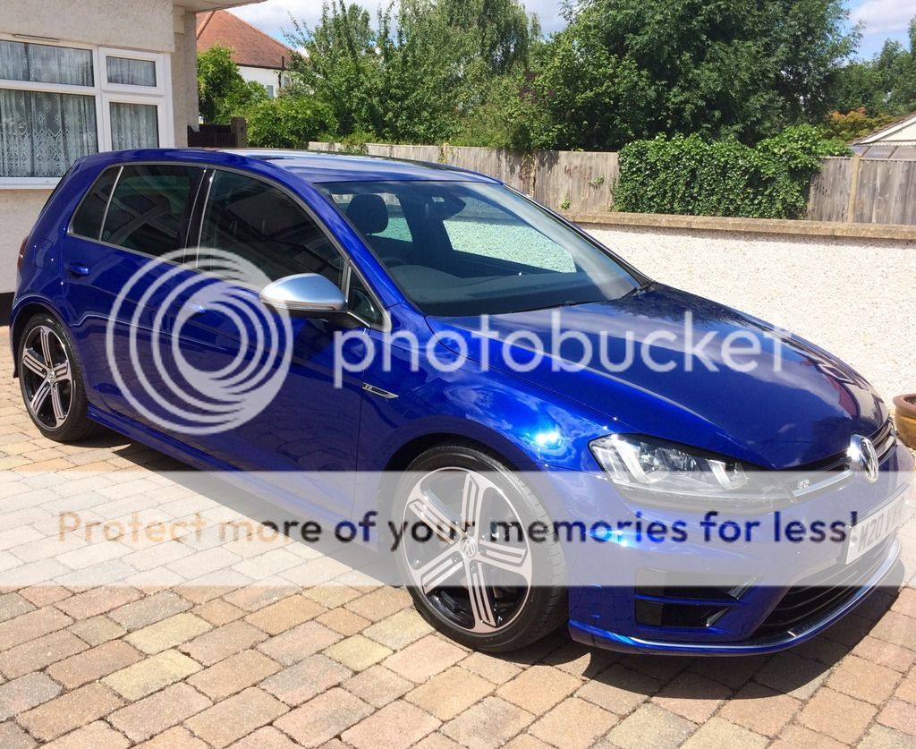 First Pics - Lapiz Blue R - 7R Members Rides - VWROC - VW R Owners Club