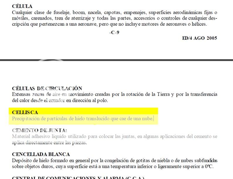 cellisca, cencellada | WordReference Forums